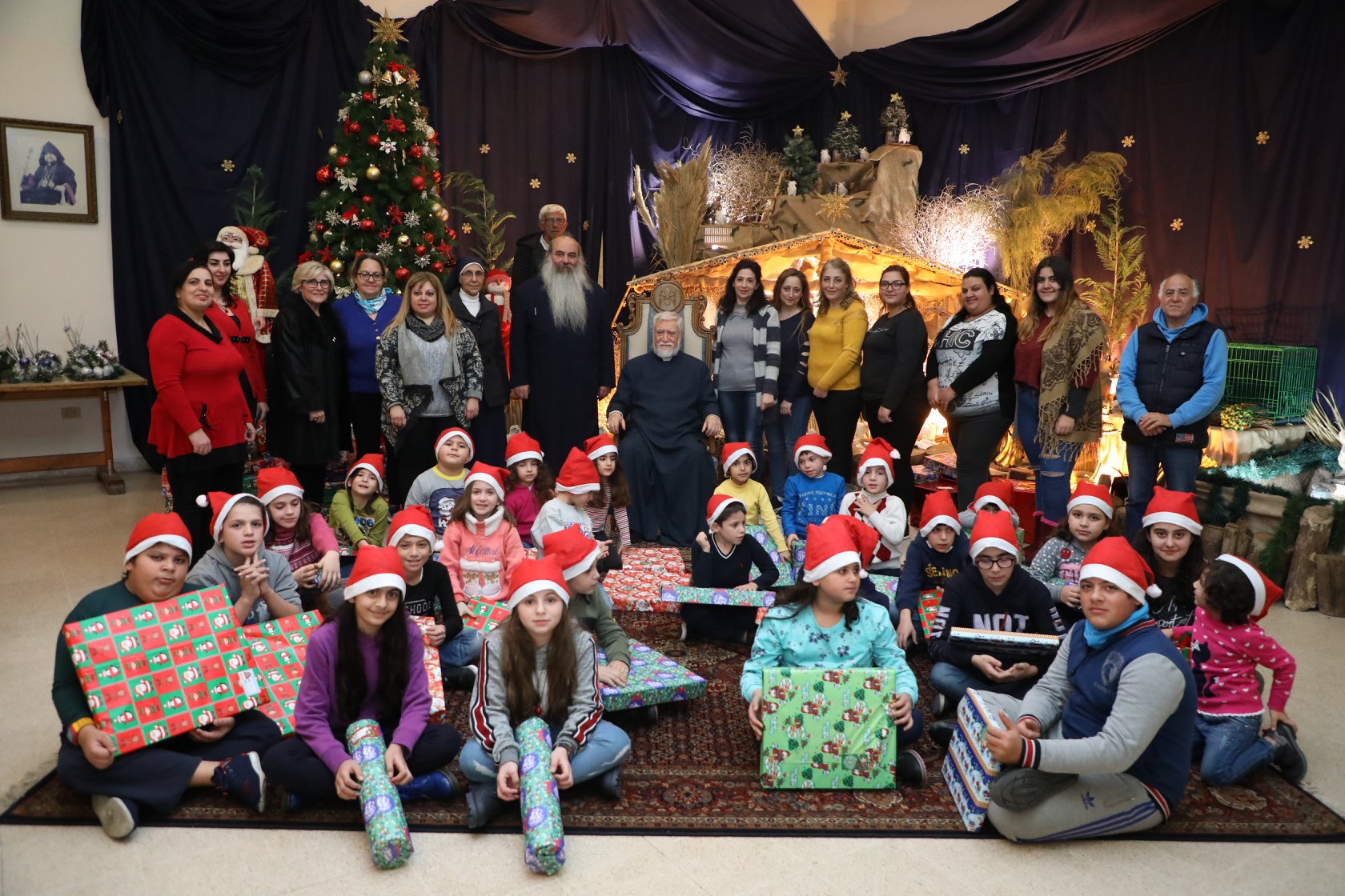 Catholicos Aram I visits Birds Nest Armenian Orphanage in Lebanon ...