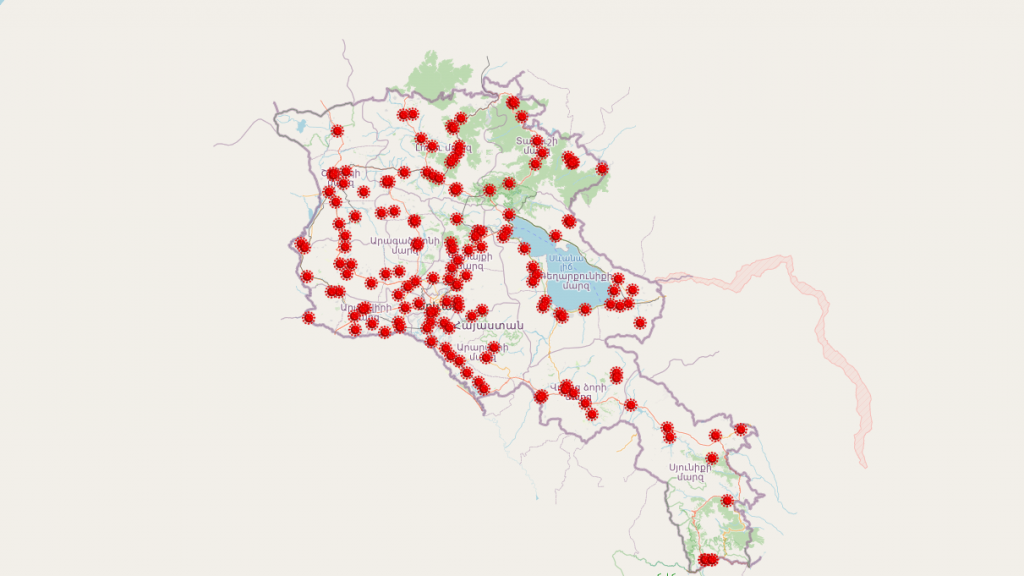 Covid-19: Armenia launches interactive map of self-isolated persons ...