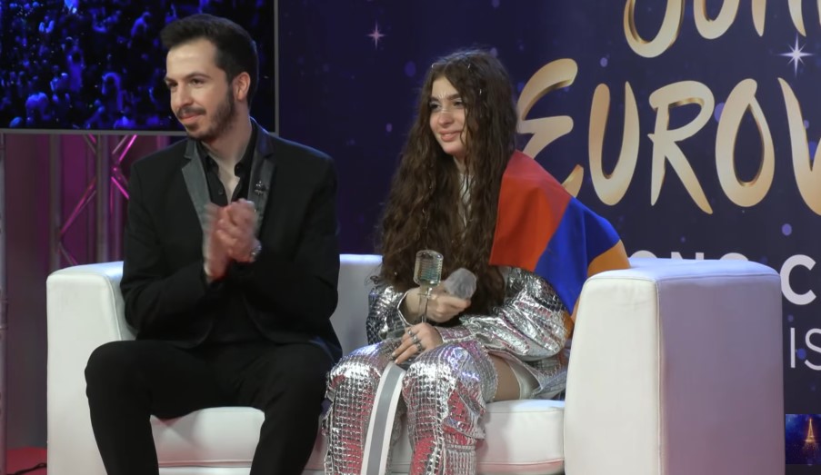 Junior Eurovision Song Contest: Malena’s press conference in Paris ...