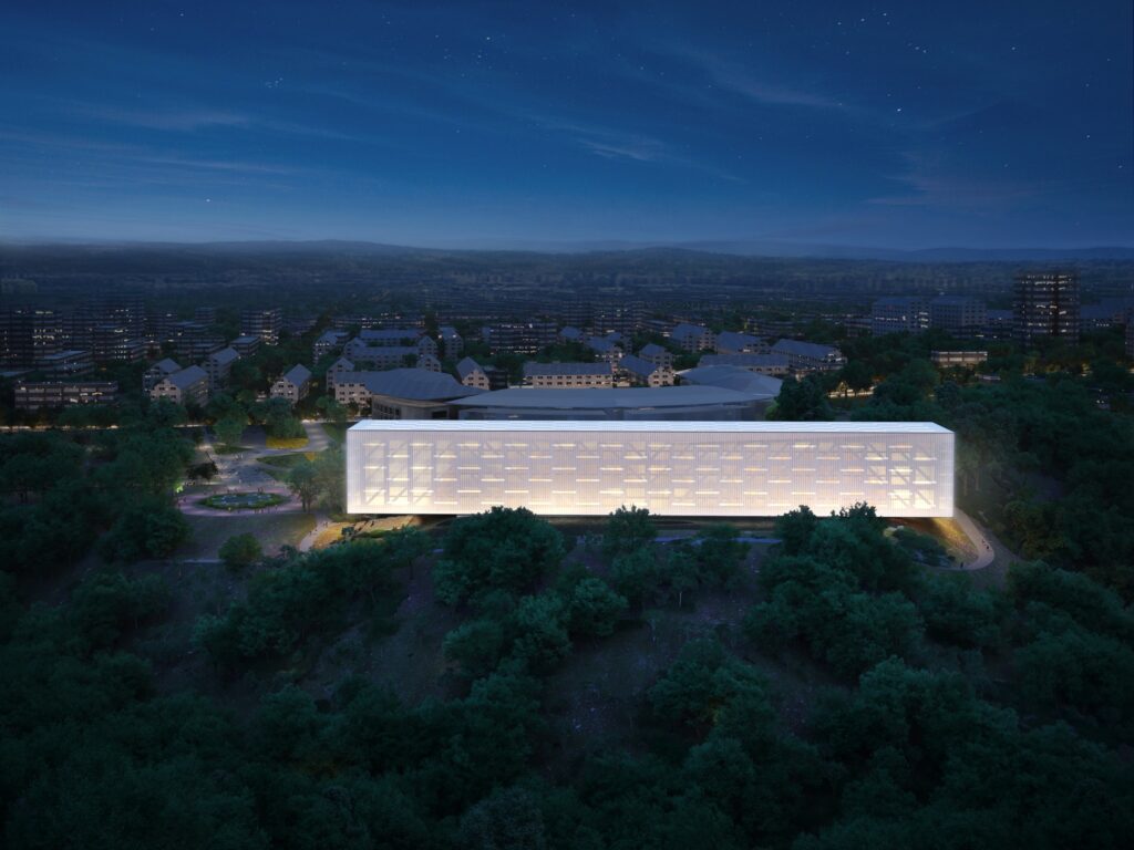 Innovative horizontal skyscraper: Project of EU TUMO Convergence Center ...