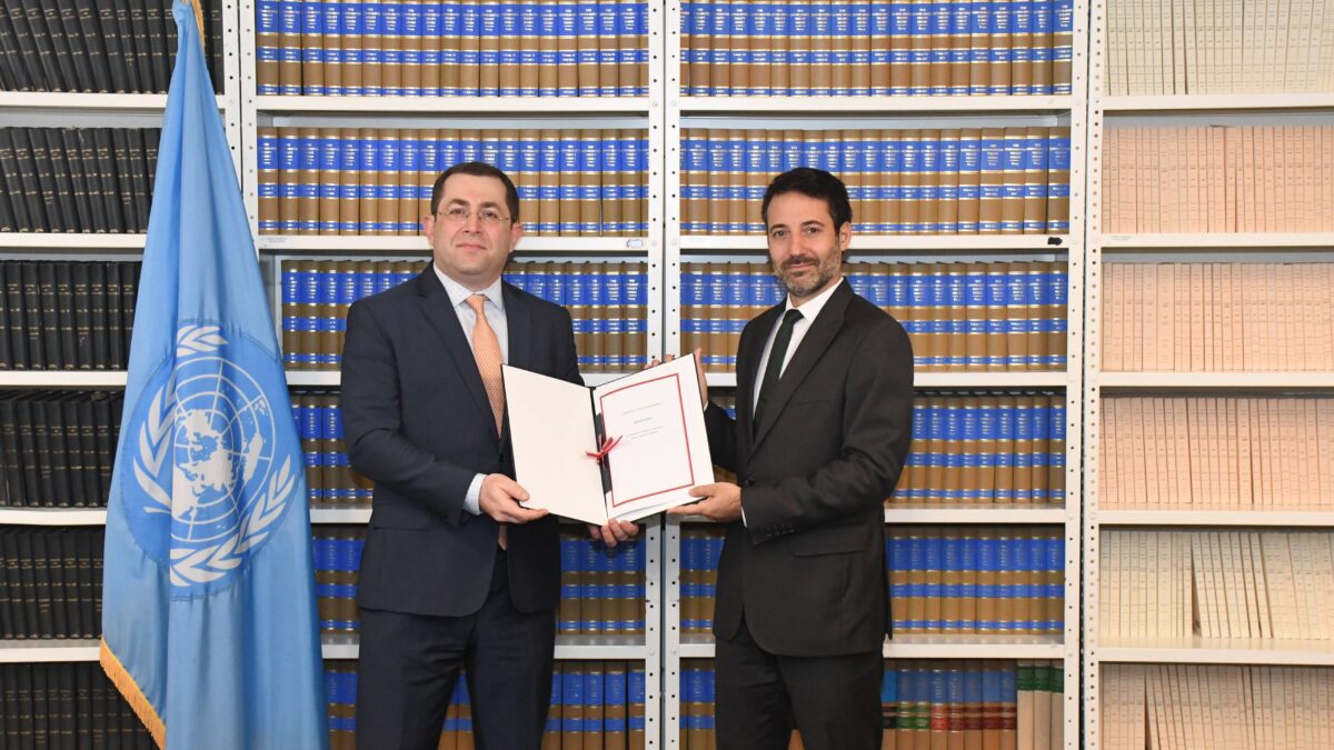 Armenia’s Instrument of Ratification of the ICC Rome Statute Deposited ...