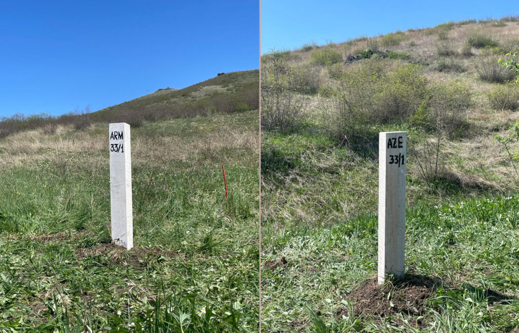 First border post installed on Armenia-Azerbaijan border – Public Radio ...