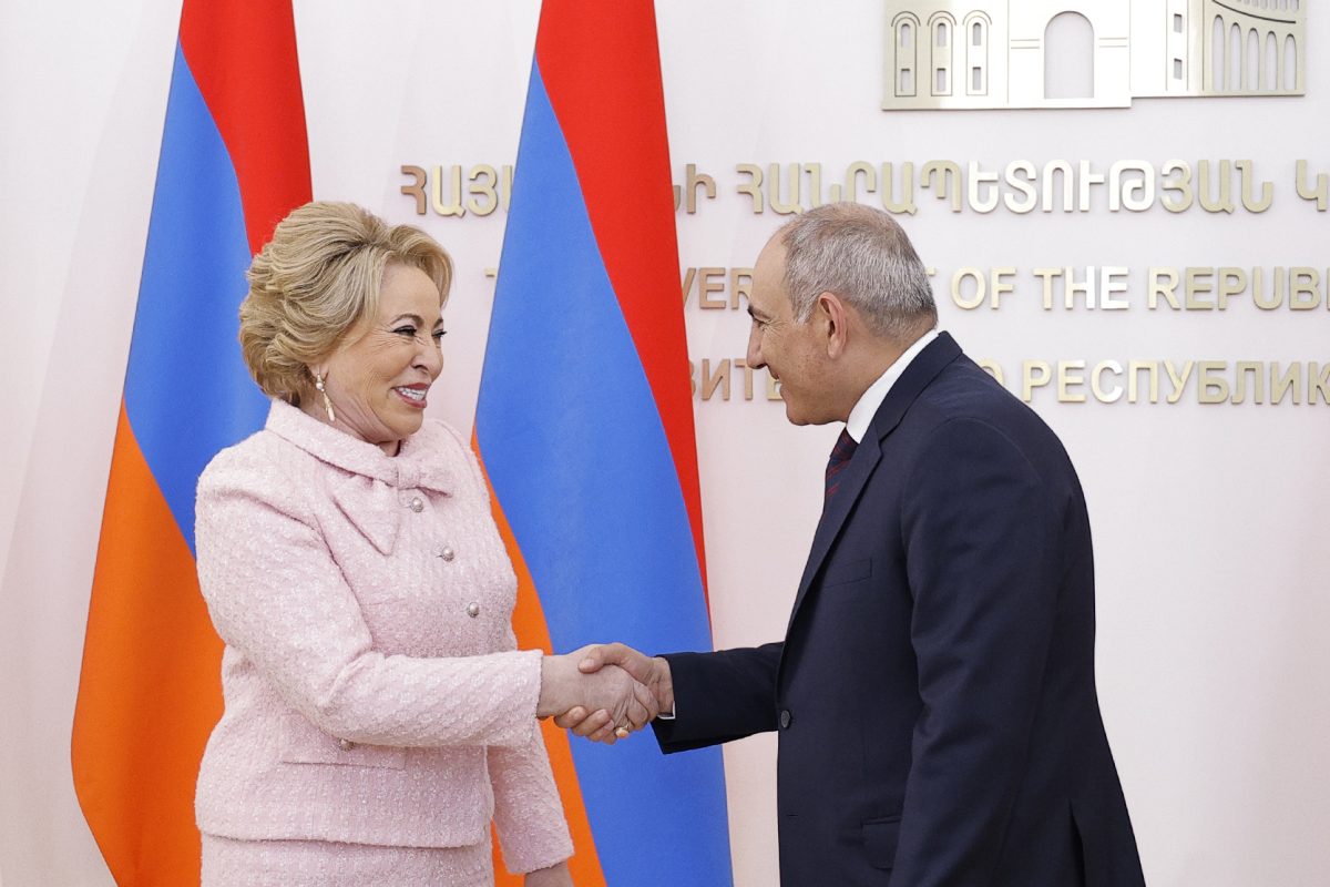 Pashinyan, Matviyenko reaffirm commitment to Armenian-Russian ...