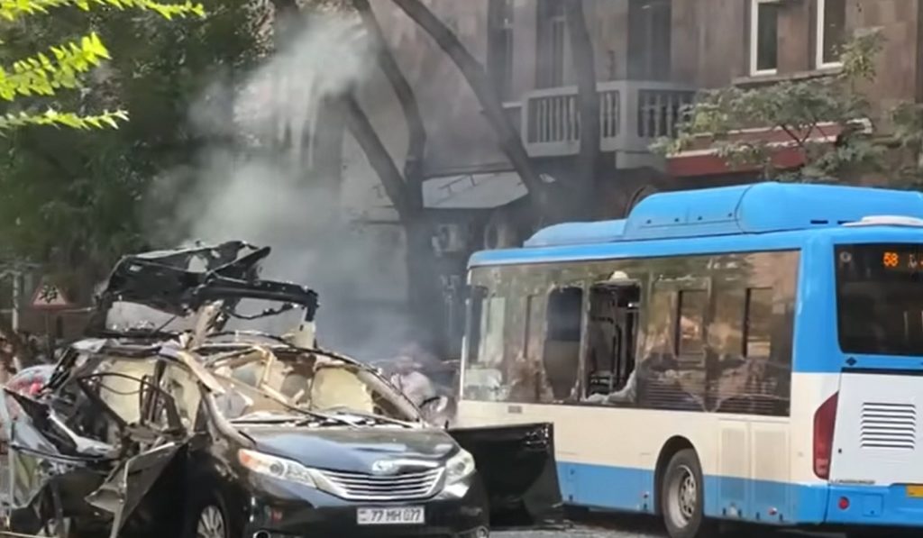 Explosion in downtown Yerevan injures three, one in serious condition ...