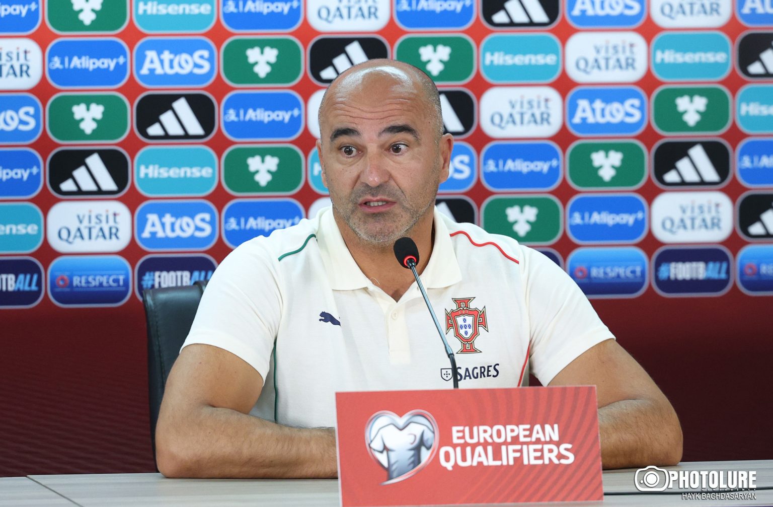 Portugal coach Roberto Martínez praises Armenia ahead of World Cup ...